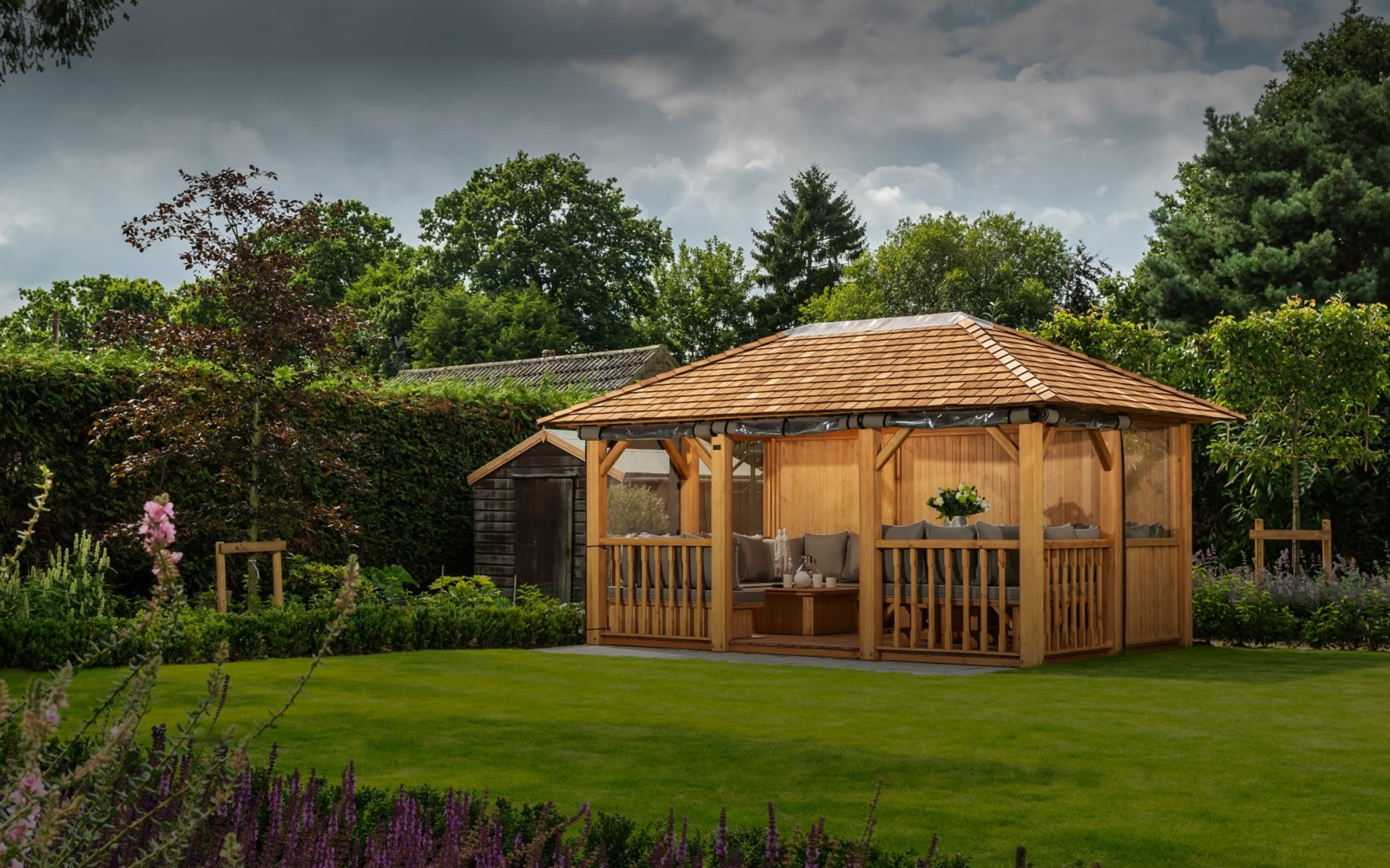 Luxury Bespoke Wooden Gazebos From £10,750 | Crown Pavilions